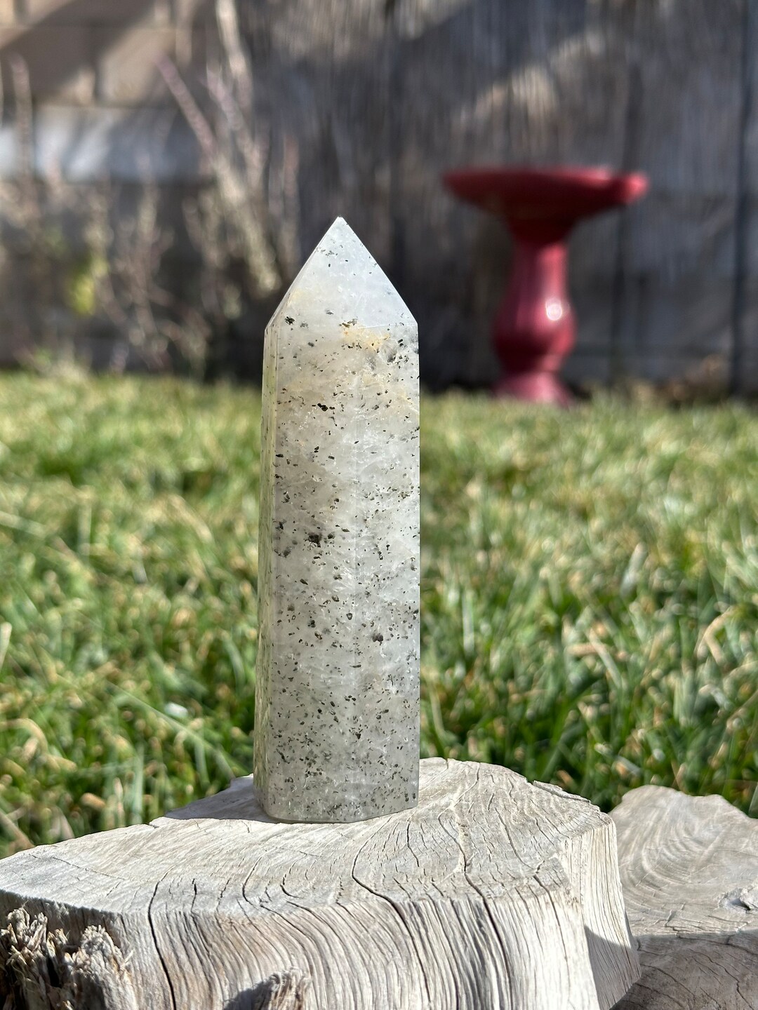 Dragon Fruit Quartz Tower Pitaya Quartz Crystal Carved Obelisk Pitaya ...