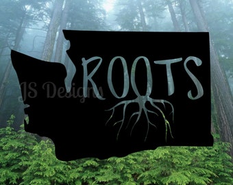 Roots Decal | Etsy