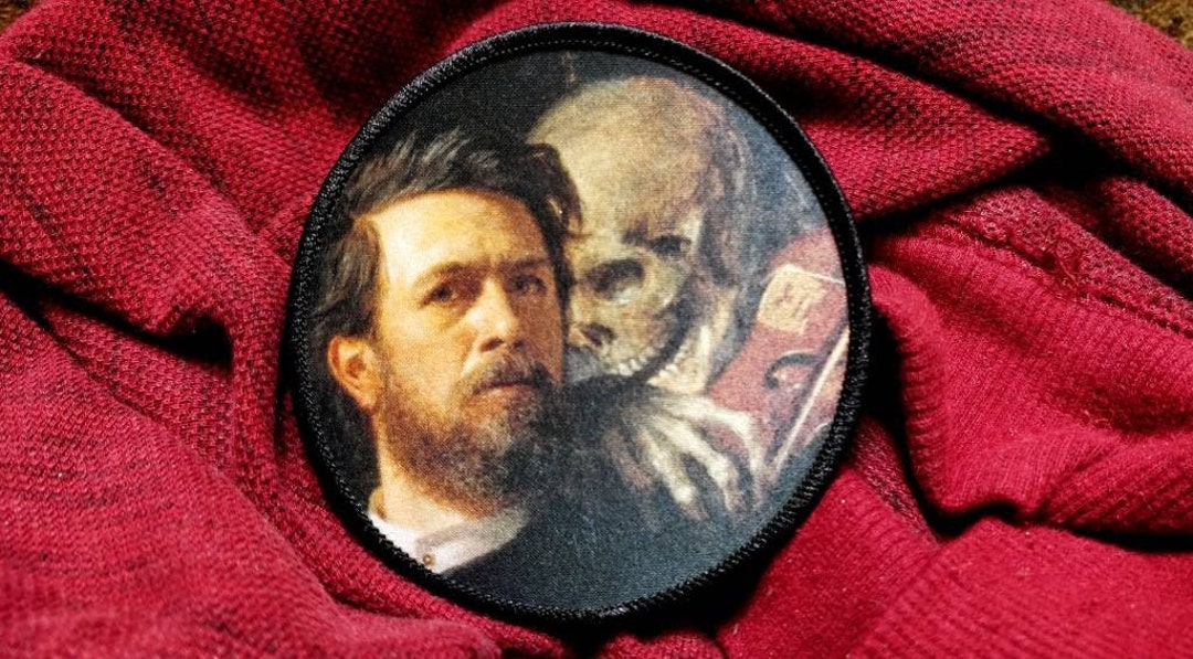Self-portrait With Death Playing the Fiddle by Arnold Böcklin Patch - Etsy