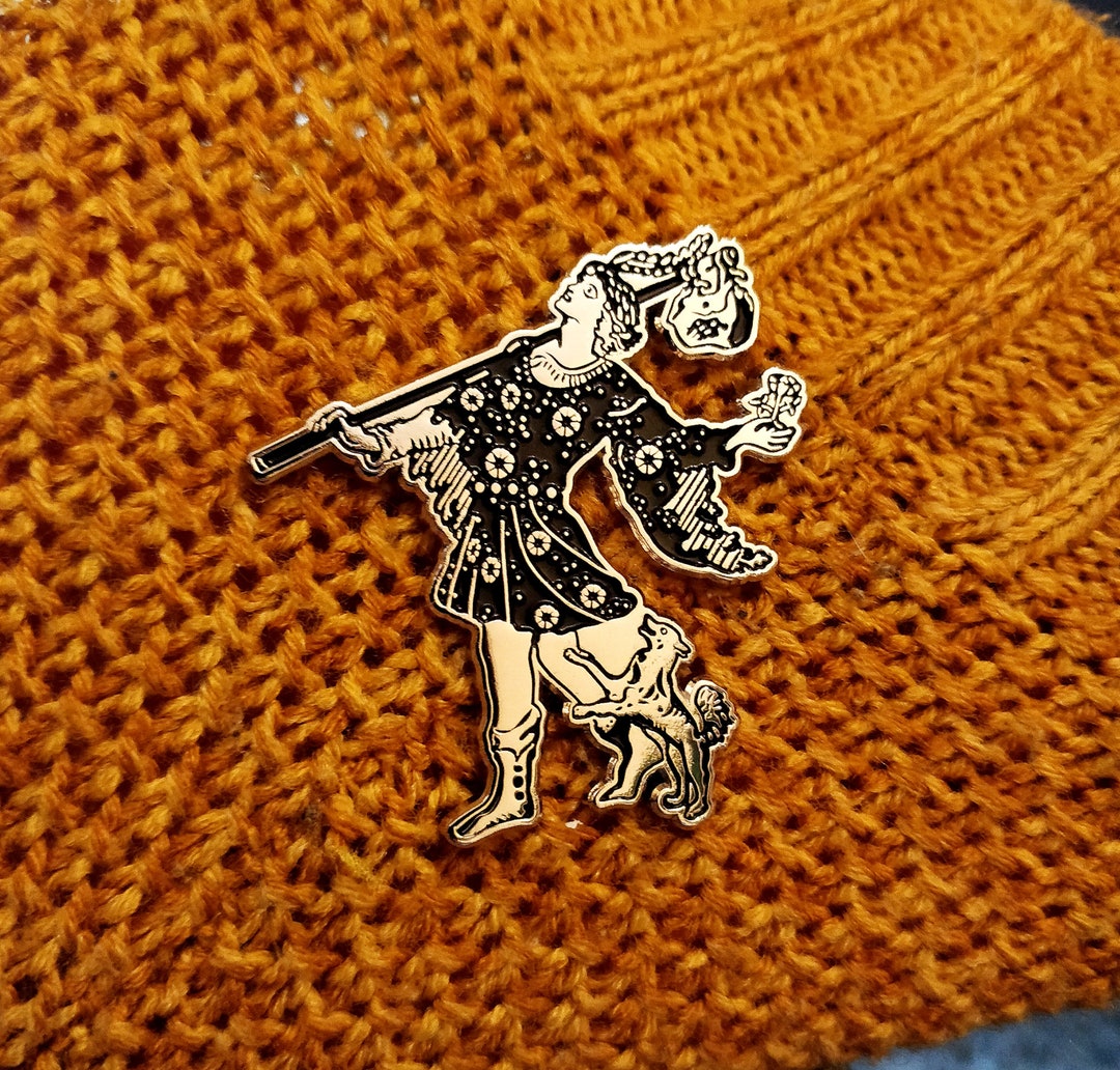 The Fool Tarot Card Enamel Pin. - Etsy