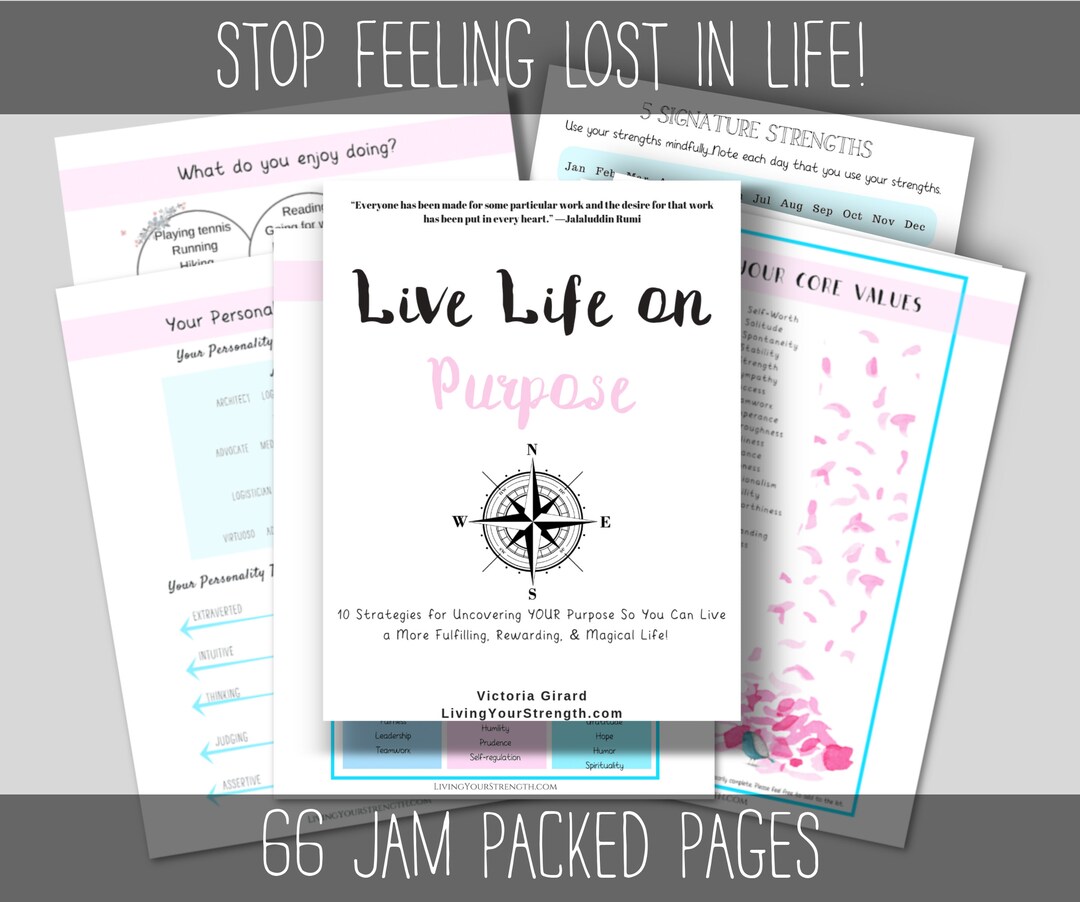 Finding Your Purpose Passion Planner, Two Inspirational Art Printables ...