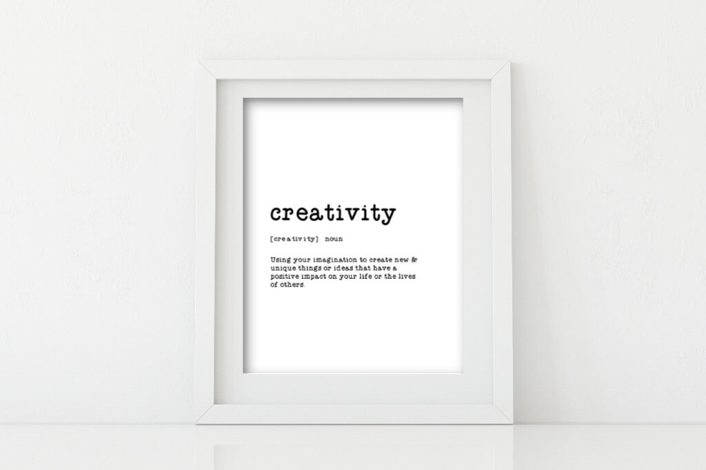 Creativity - Printable, Printable Art, Inspirational Art, Art for Women ...