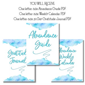 Abundance Manifestation Guide Printable/ Law of Attraction Guide - Etsy