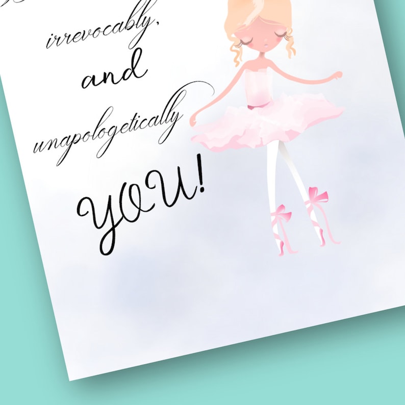 Be Undeniably You Printable, Printable Art, Inspirational Art, Art for ...