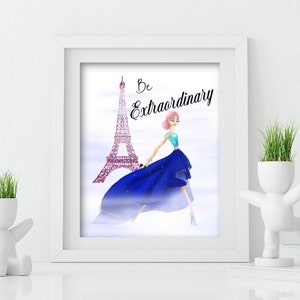 Be Extraordinary Printable Printable Art Inspirational Art - Etsy
