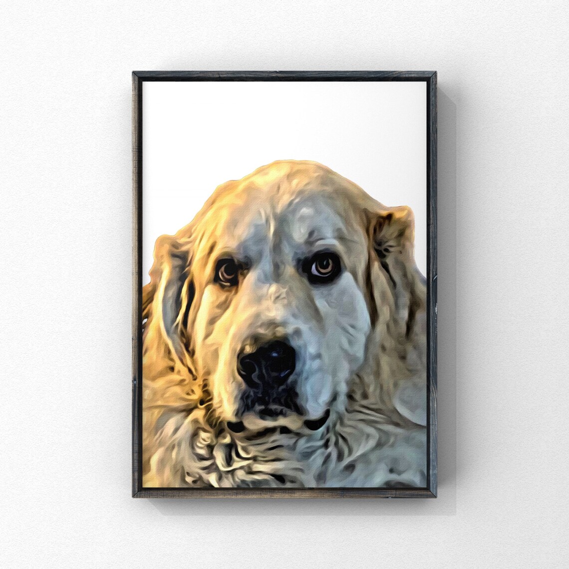 Great Pyrenees, Dog Artwork, Pet Print, Great Pyrenees Gift - Etsy