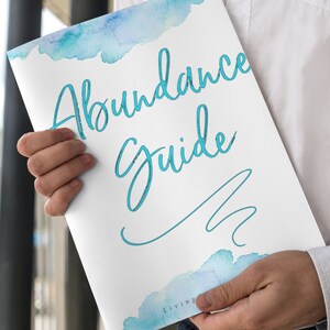 Abundance Manifestation Guide Printable/ Law of Attraction - Etsy