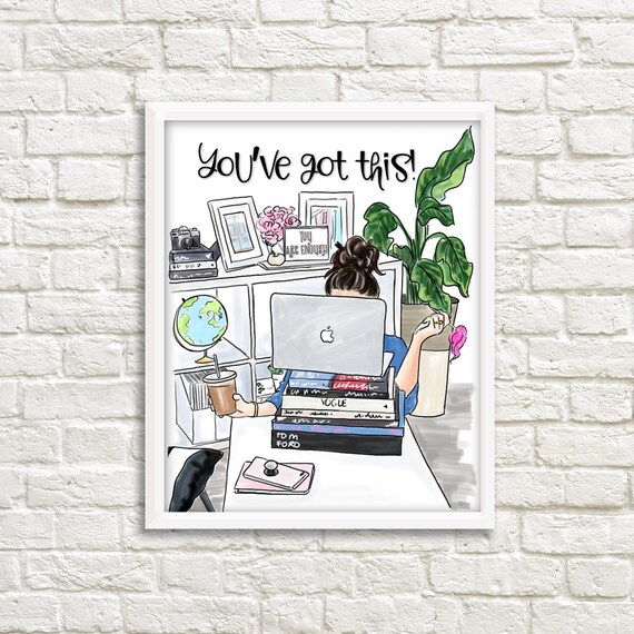 You've Got This Printable Printable Art Inspirational | Etsy