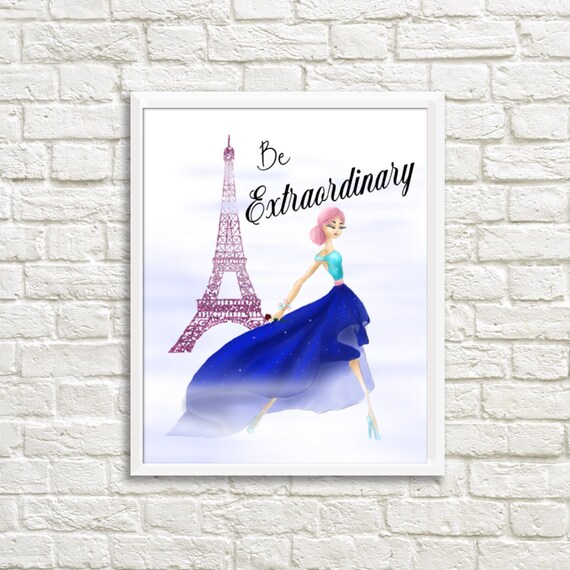 Be Extraordinary Printable Printable Art Inspirational Art | Etsy
