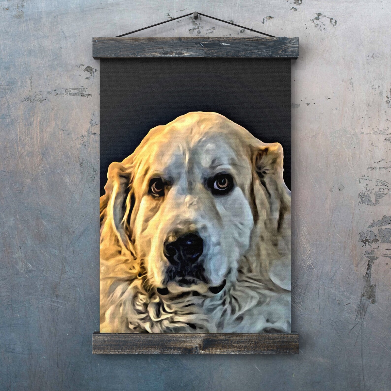 Great Pyrenees, Dog Artwork, Pet Print, Great Pyrenees Gift - Etsy