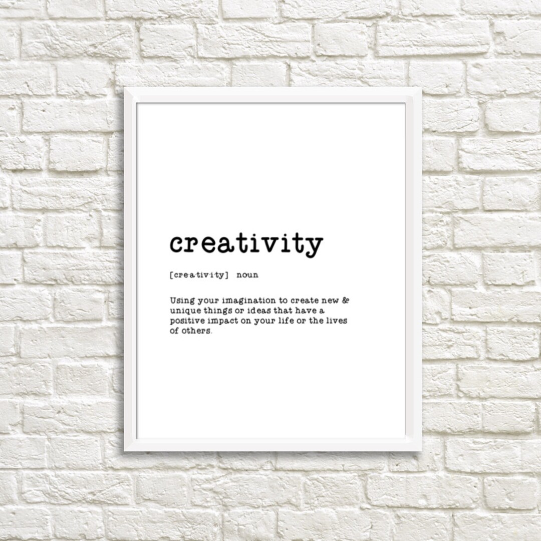 Creativity - Printable, Printable Art, Inspirational Art, Art for Women ...