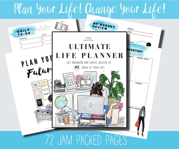 Life Planner Goal Planner Digital Planner Printable | Etsy