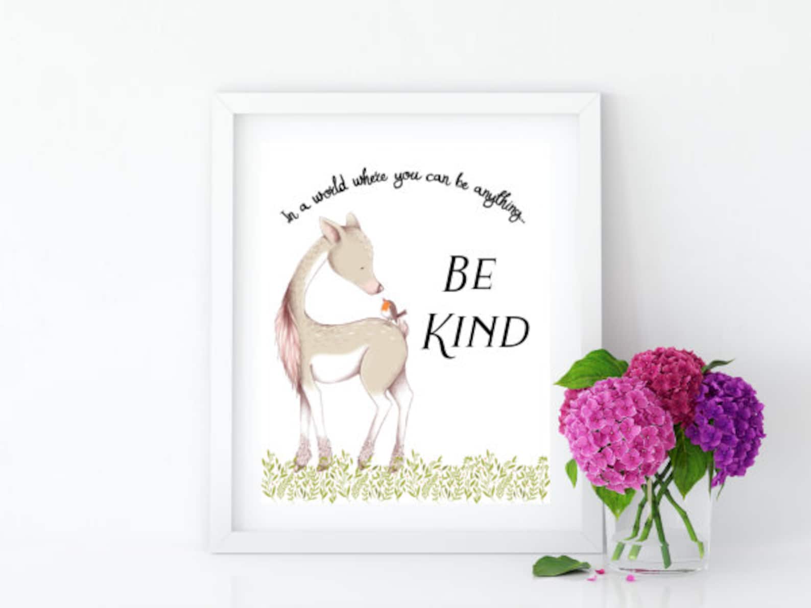 Be Kind Printable, Inspirational Printable, Printable Art, 8x10 ...