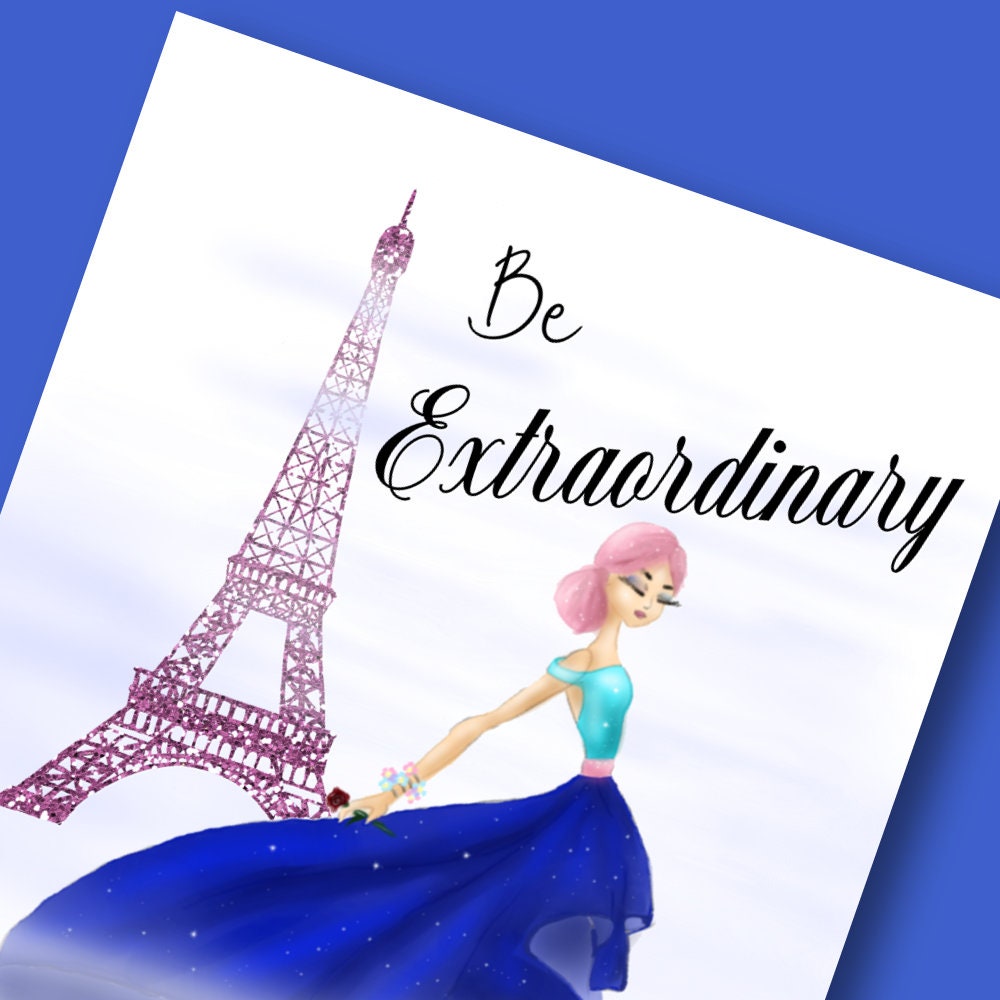 Be Extraordinary Printable Printable Art Inspirational Art - Etsy
