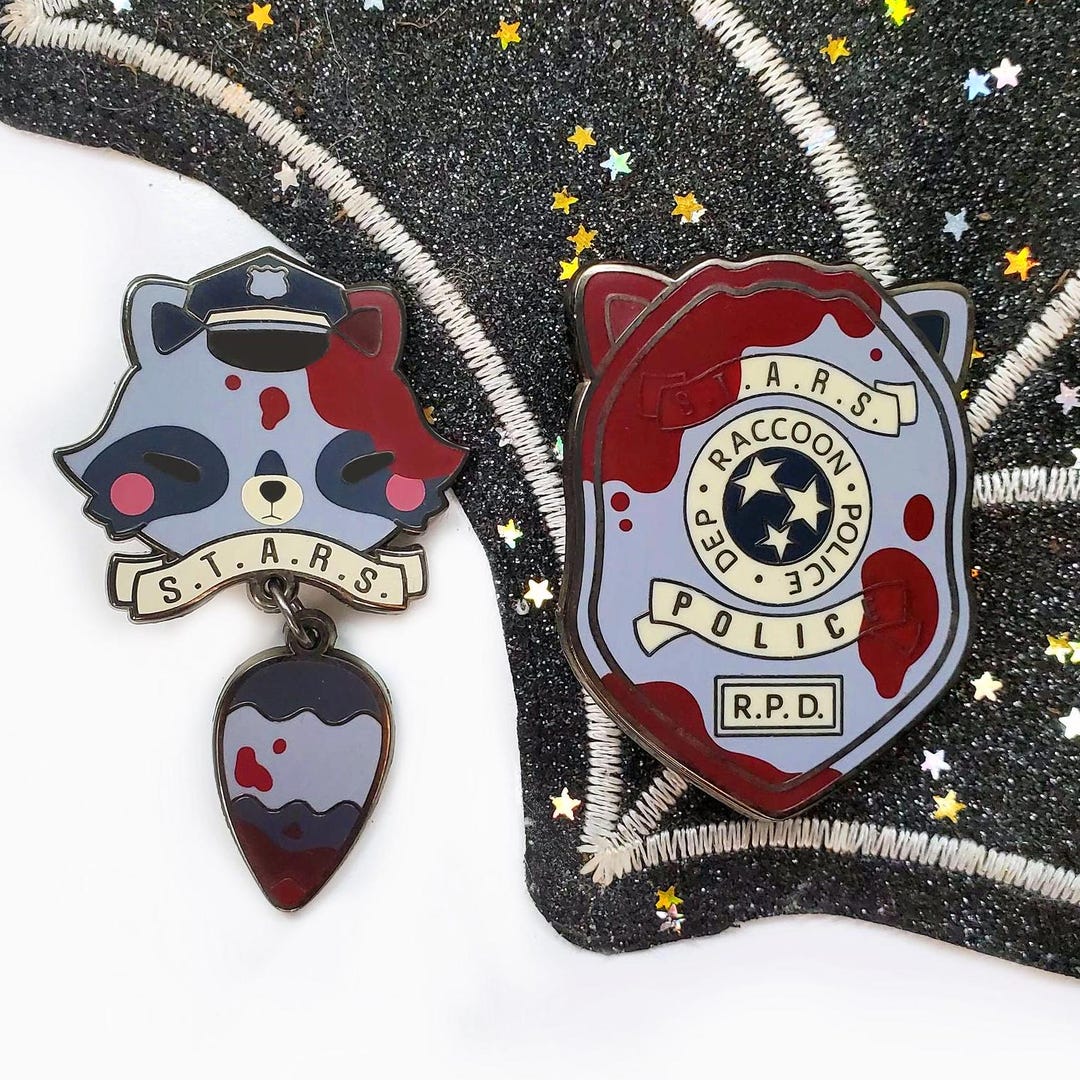 RESIDENT EVIL Raccoon City Rpd Enamel Pins | (1/2) - Etsy