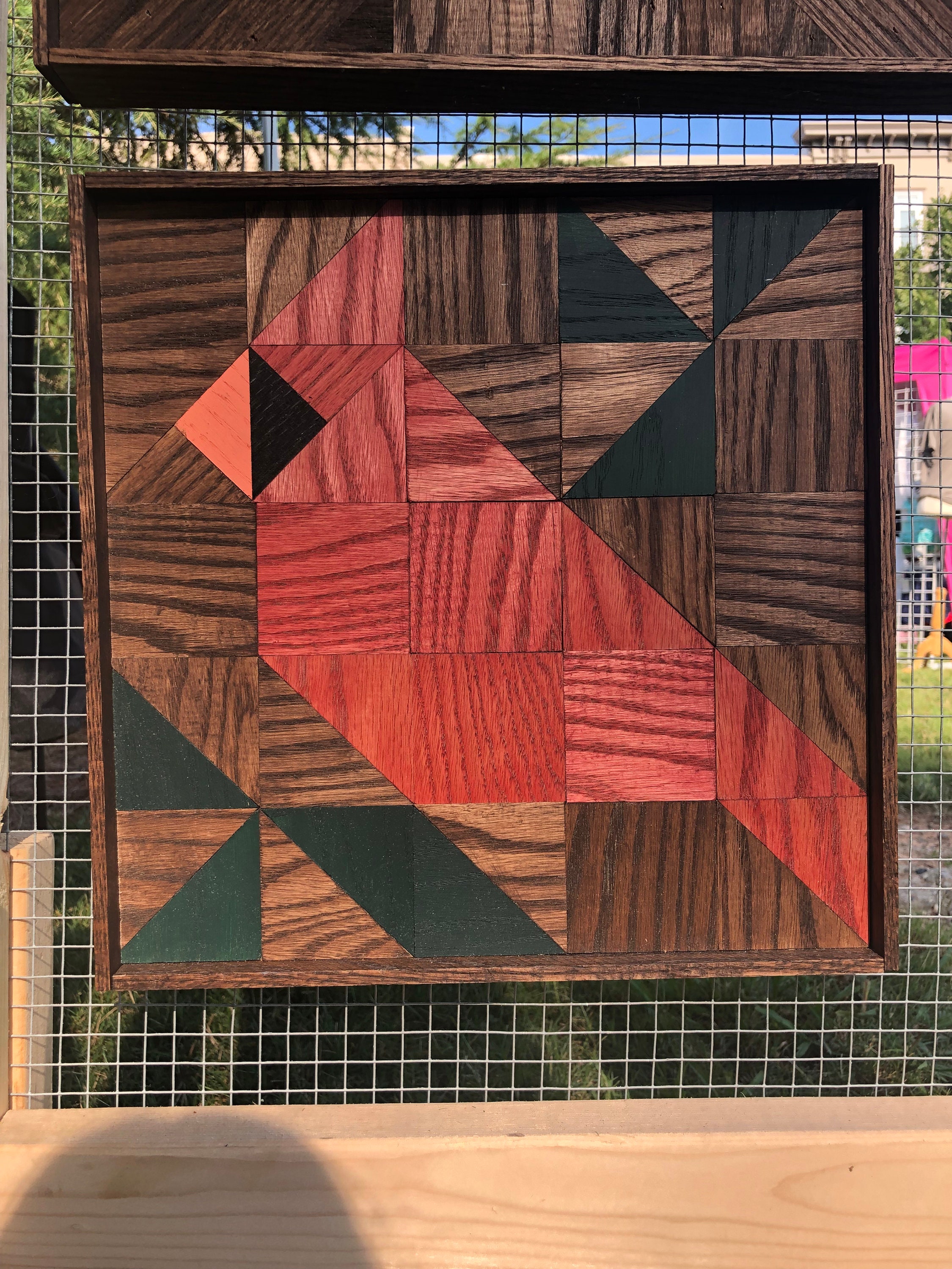 Cardinal Quilt Block Mosaic - Etsy