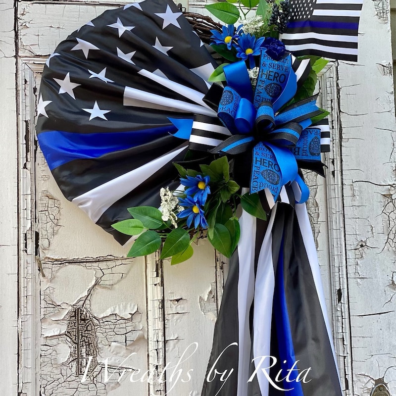 Police Wreath - Etsy