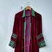 Silk Velvet Embroidery Long Jacket - Etsy
