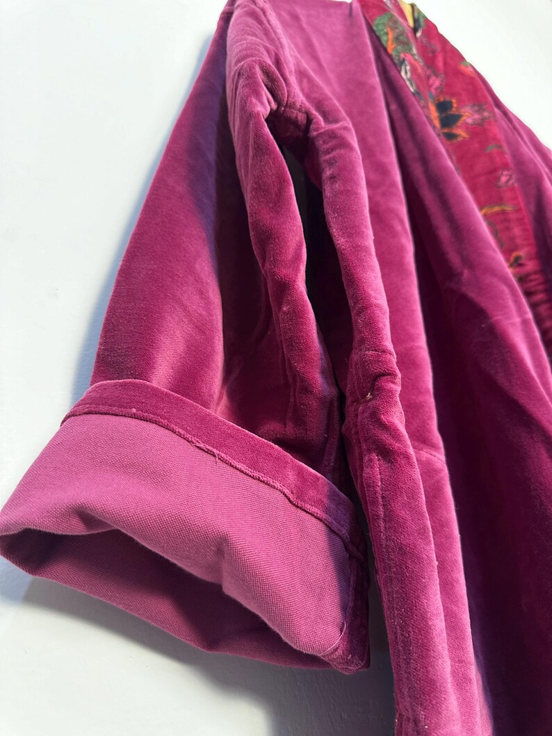 Cotton Velvet Jacket Plain Solid Color Without Lining - Etsy