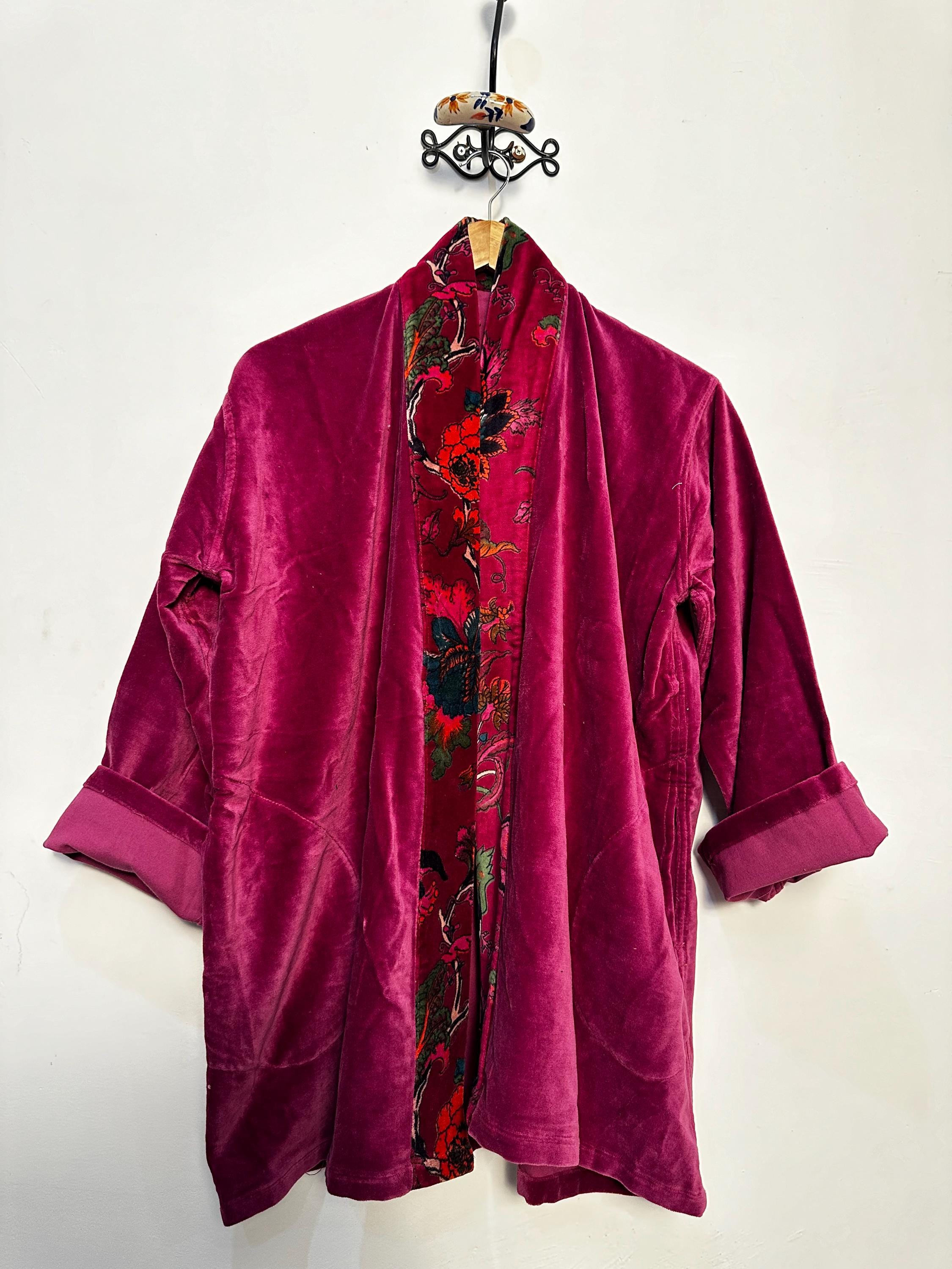 Cotton Velvet Jacket Plain Solid Color Without Lining - Etsy