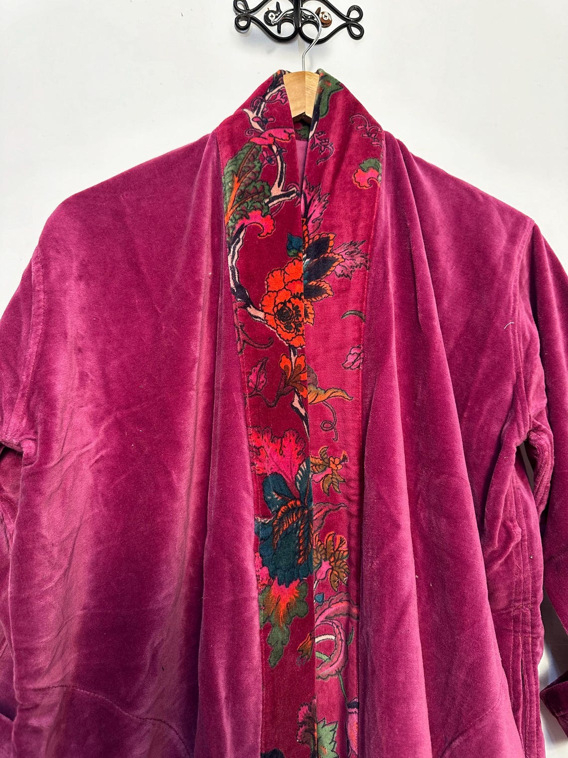 Cotton Velvet Jacket Plain Solid Color Without Lining - Etsy