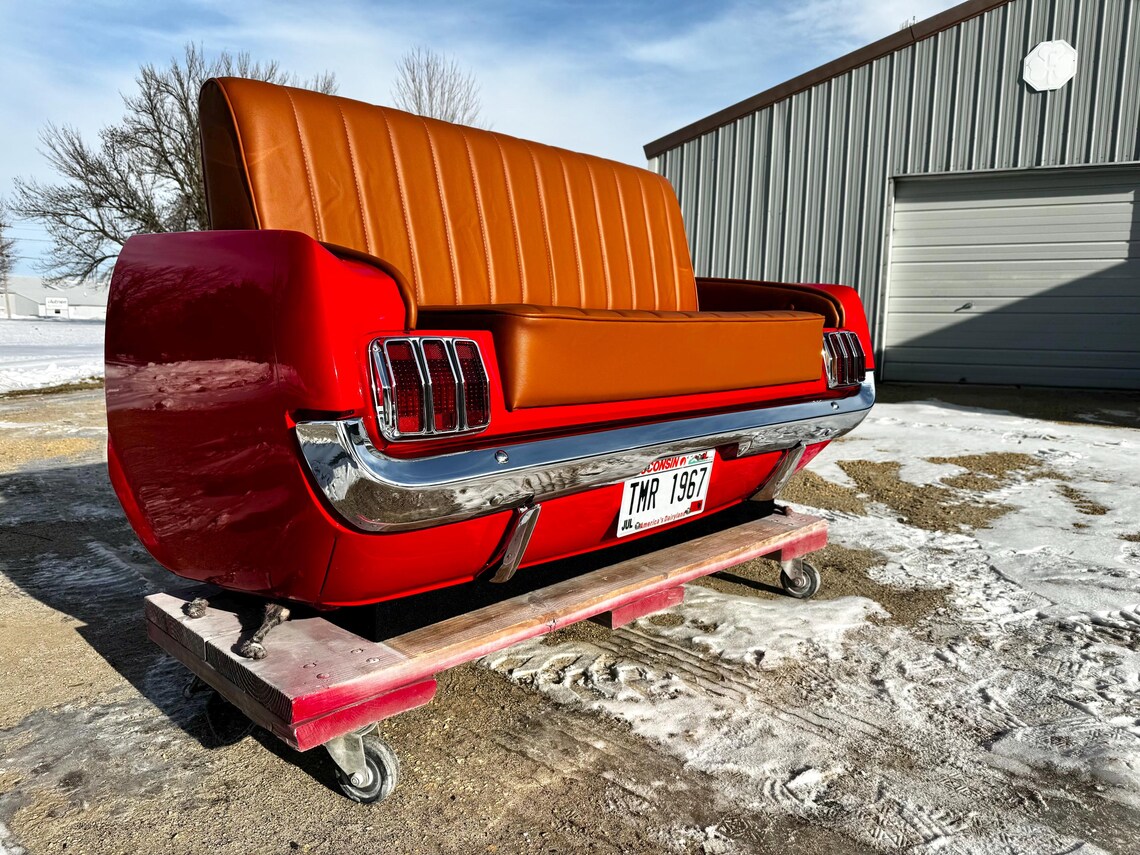 Real Car Made Into a Car Couch! 1965 Ford Mustang. - Etsy
