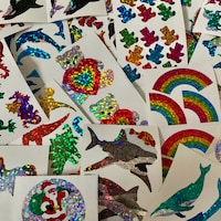 Sandylion Neon Green Lizard Rare Vintage Stickers - 80's Gecko ...