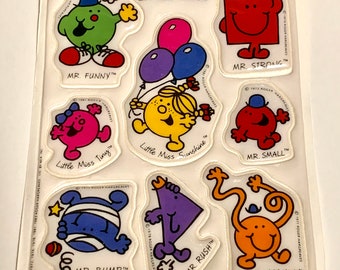 Mr. Men Stickers - Etsy