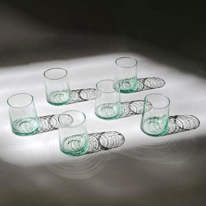 Recycled Glassware - Etsy