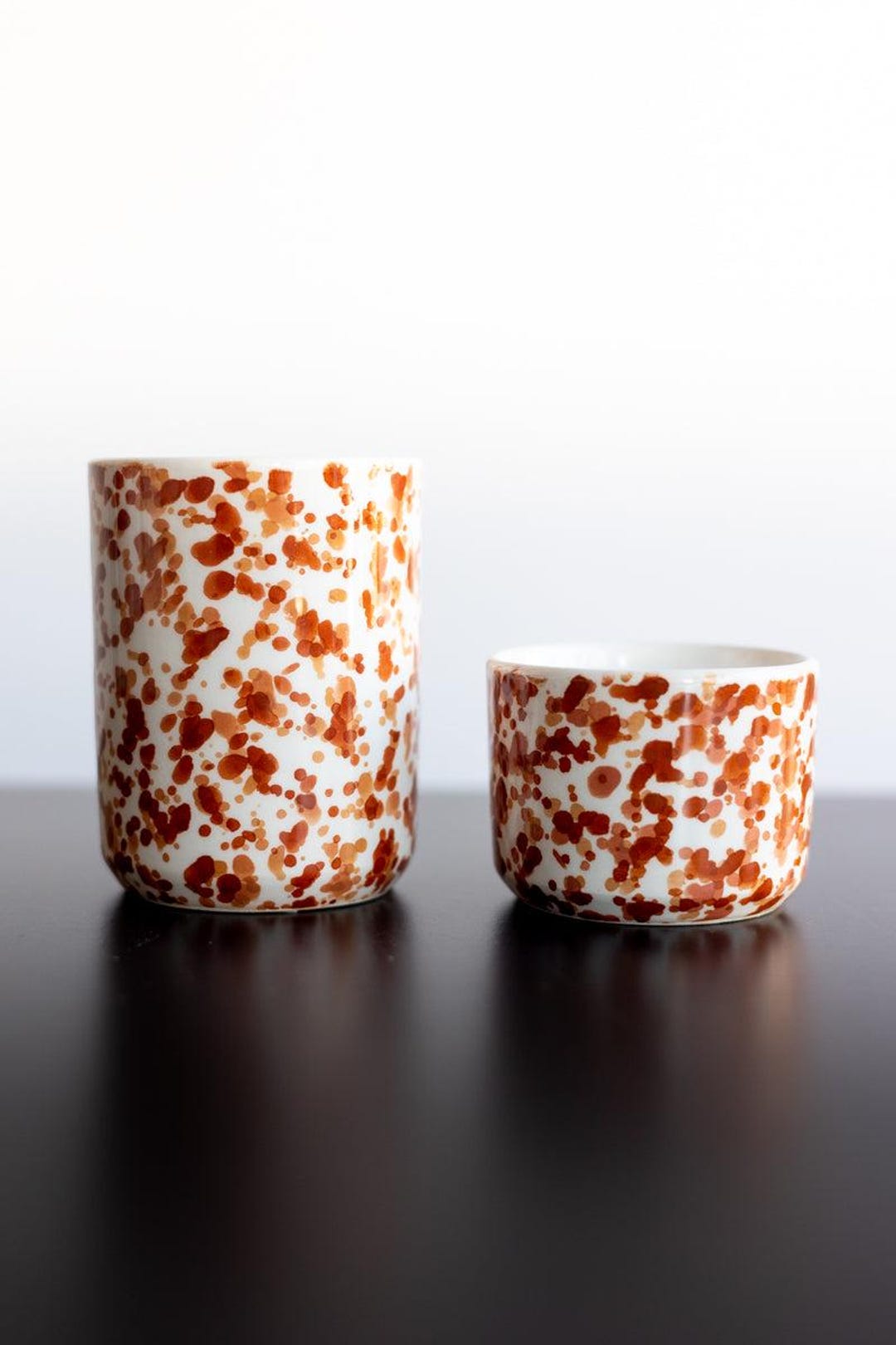 Chabi Chic Handmade Splatter Paint Ceramic Cup - Avail. in 4 Oz & 8oz ...
