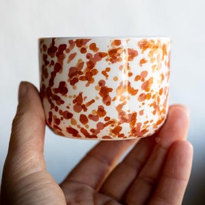 Chabi Chic Handmade Splatter Paint Ceramic Cup - Avail. in 4 Oz & 8oz ...