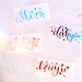 Twice Name Tags Vinyl Stickers - Decal Concert Light Stick- Kpop ...
