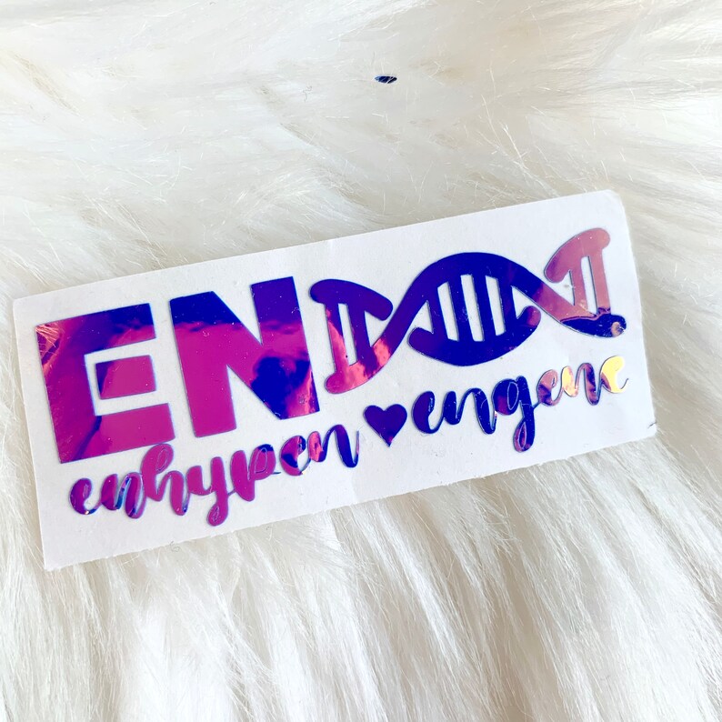 Enhypen Logo Vinyl Sticker Engene holographic Decal-decal - Etsy UK