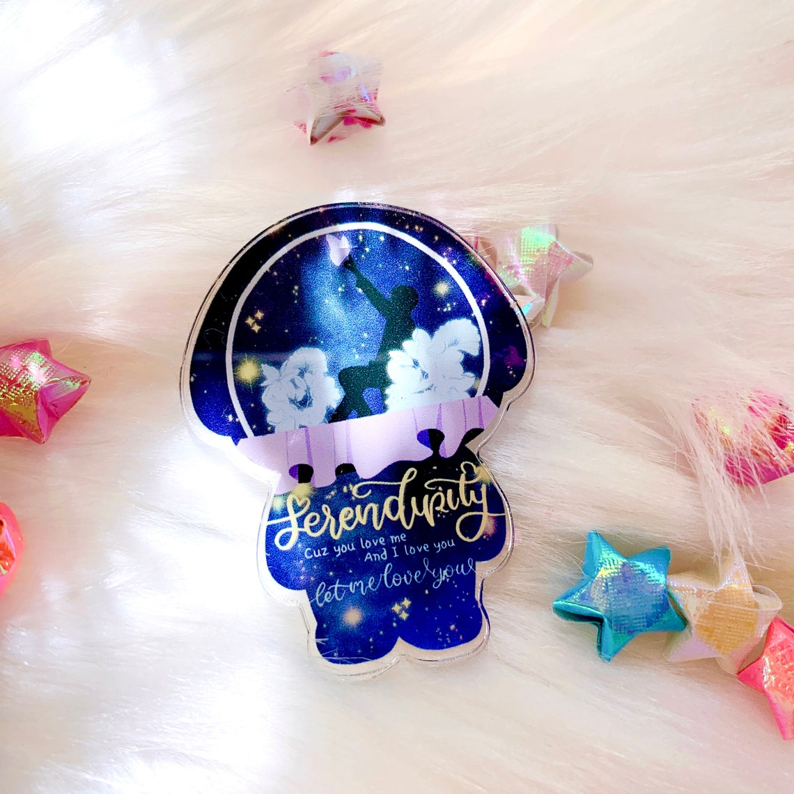 BTS Jimin Serendipity Acrylic Pin | Kpop Acrylic Pin - Etsy