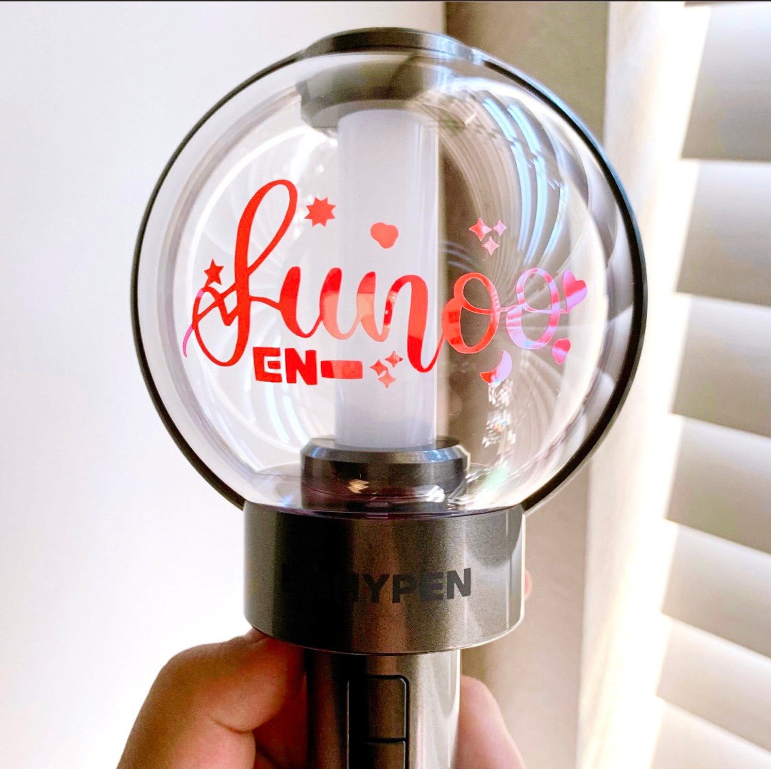 Holographic Enhypen Name Tags Vinyl Stickers Decal Concert - Etsy