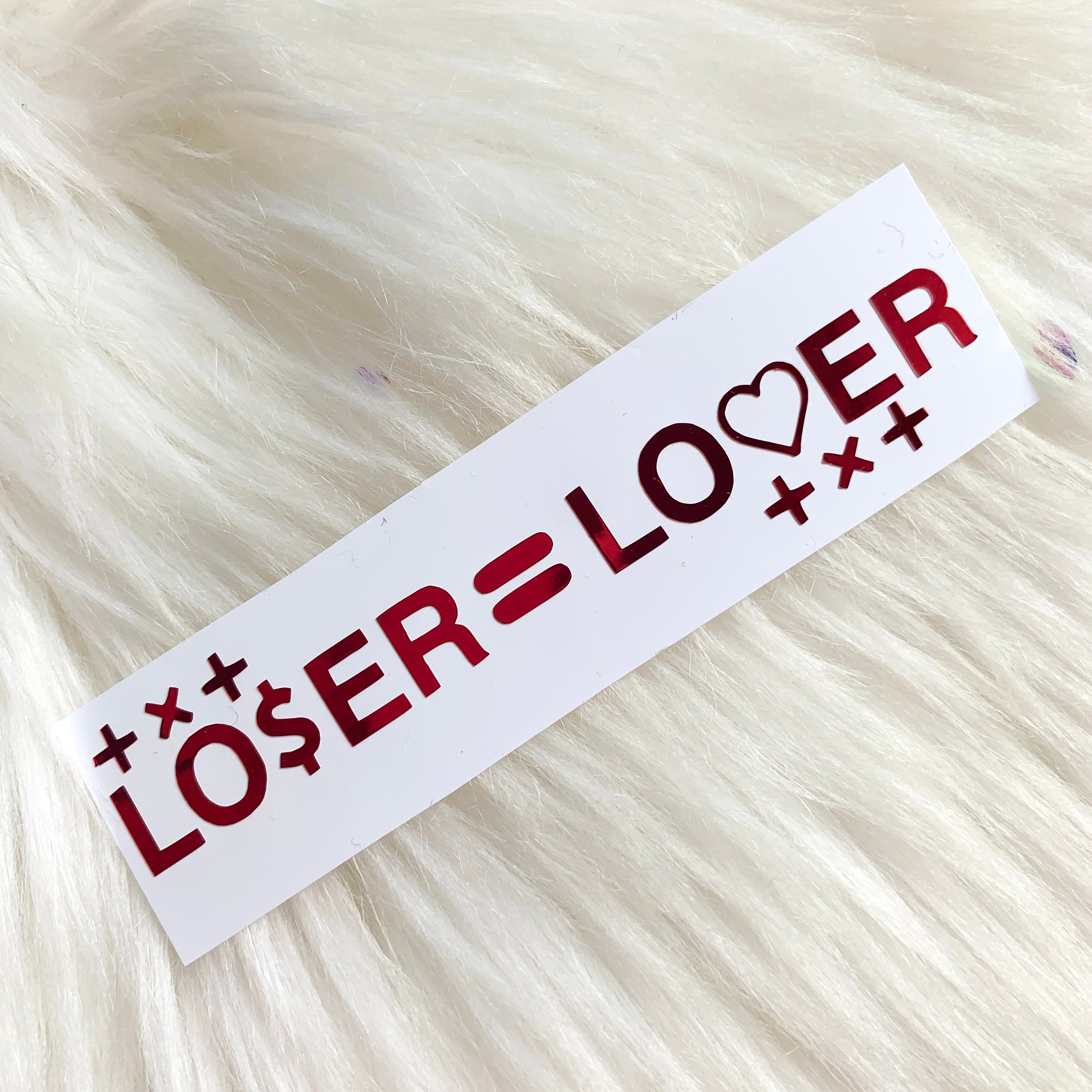 TXT Loser Lover Vinyl Holographic Decal Kpop Decal Name Tags - Etsy