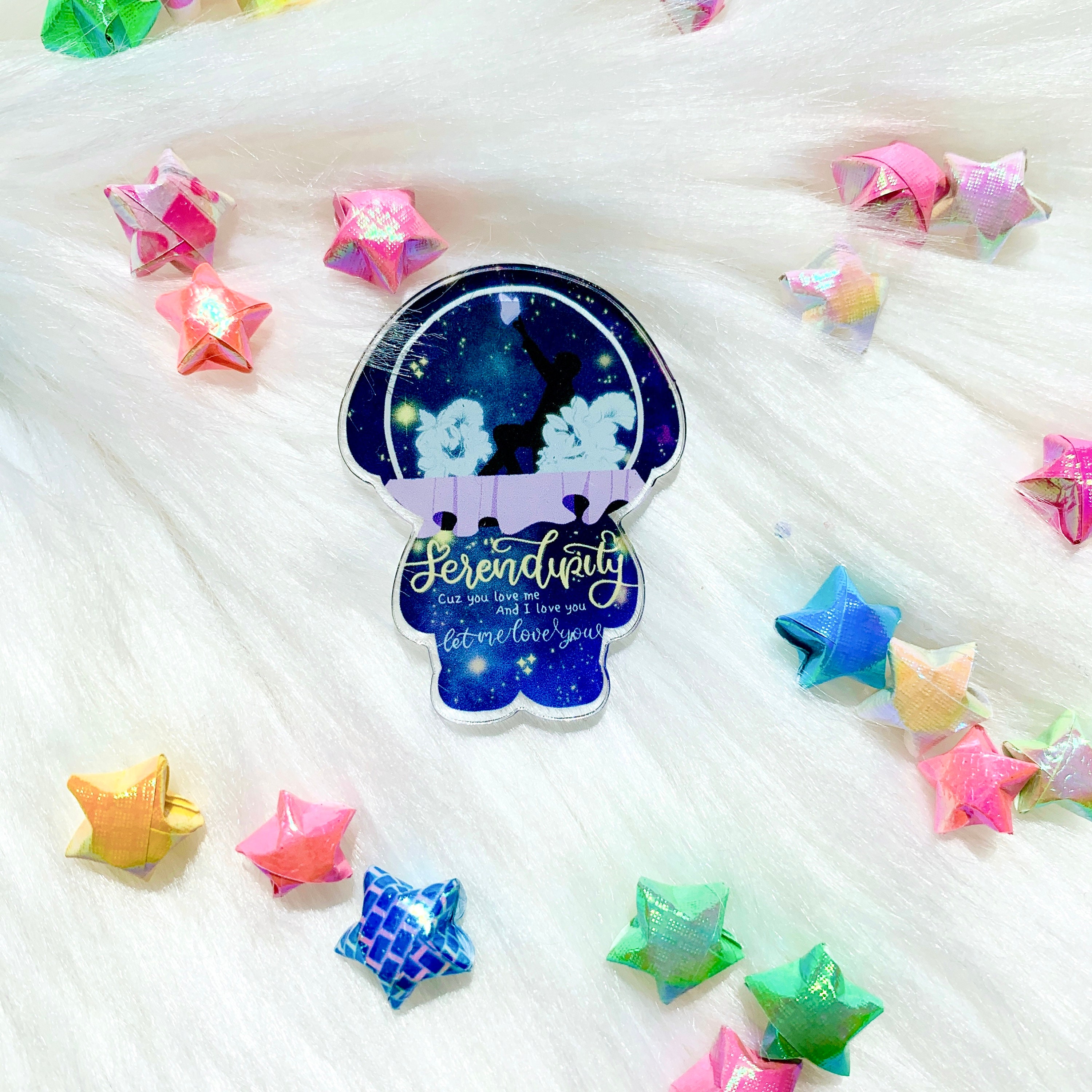 BTS Jimin Serendipity Acrylic Pin / Kpop Acrylic Pin - Etsy México
