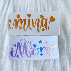 Twice Name Tags Vinyl Stickers - Decal Concert Light Stick- Kpop ...