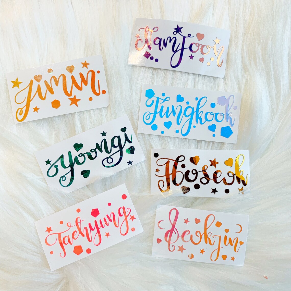 BTS Vinyl Stickers for ARMY BOMB Ver.3 Concert Light Stick | Etsy