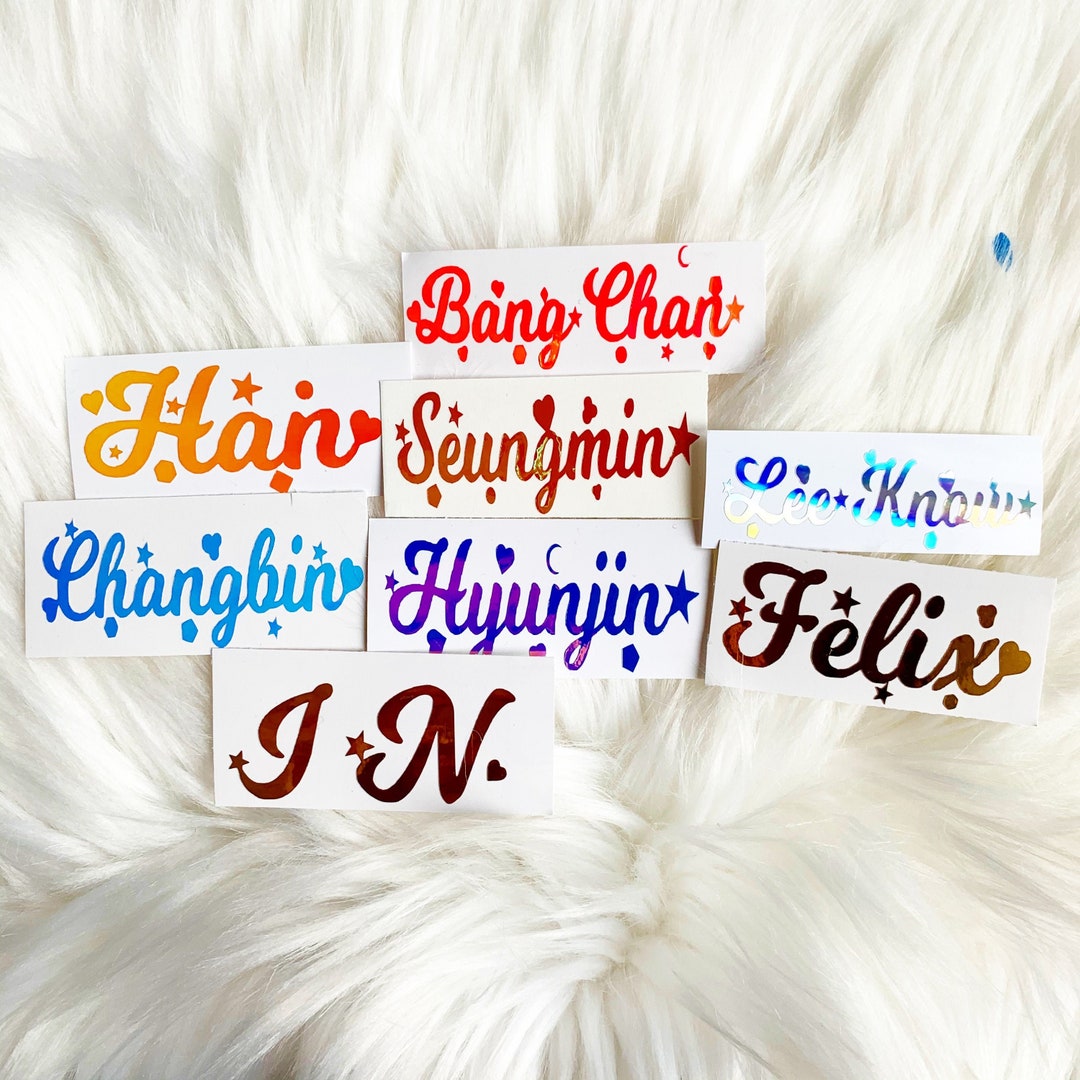 Stray Kids Vinyl Stickers- Kpop Concert Light Stick Decals ...