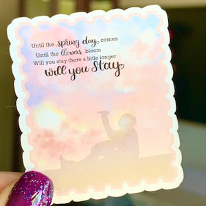 BTS Stamp Stickers | Kpop Song Sticker | Spring Day | You Never Walk ...