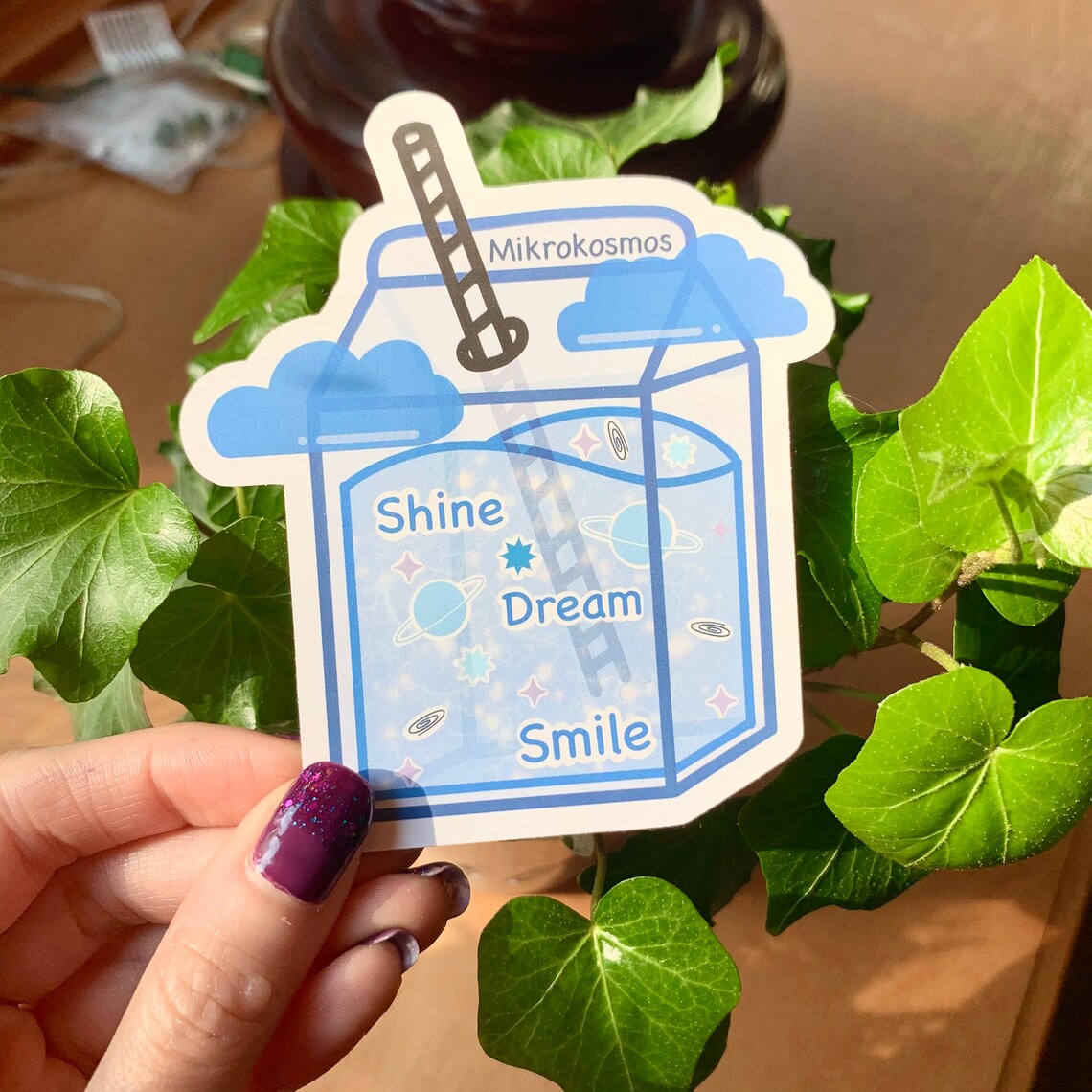 BTS Mikrokosmos Juice Box Decal | BTS Die Cut Galaxy Sticker | Tumbler ...