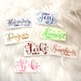 Holographic Enhypen Name Tags Vinyl Stickers Decal Concert - Etsy