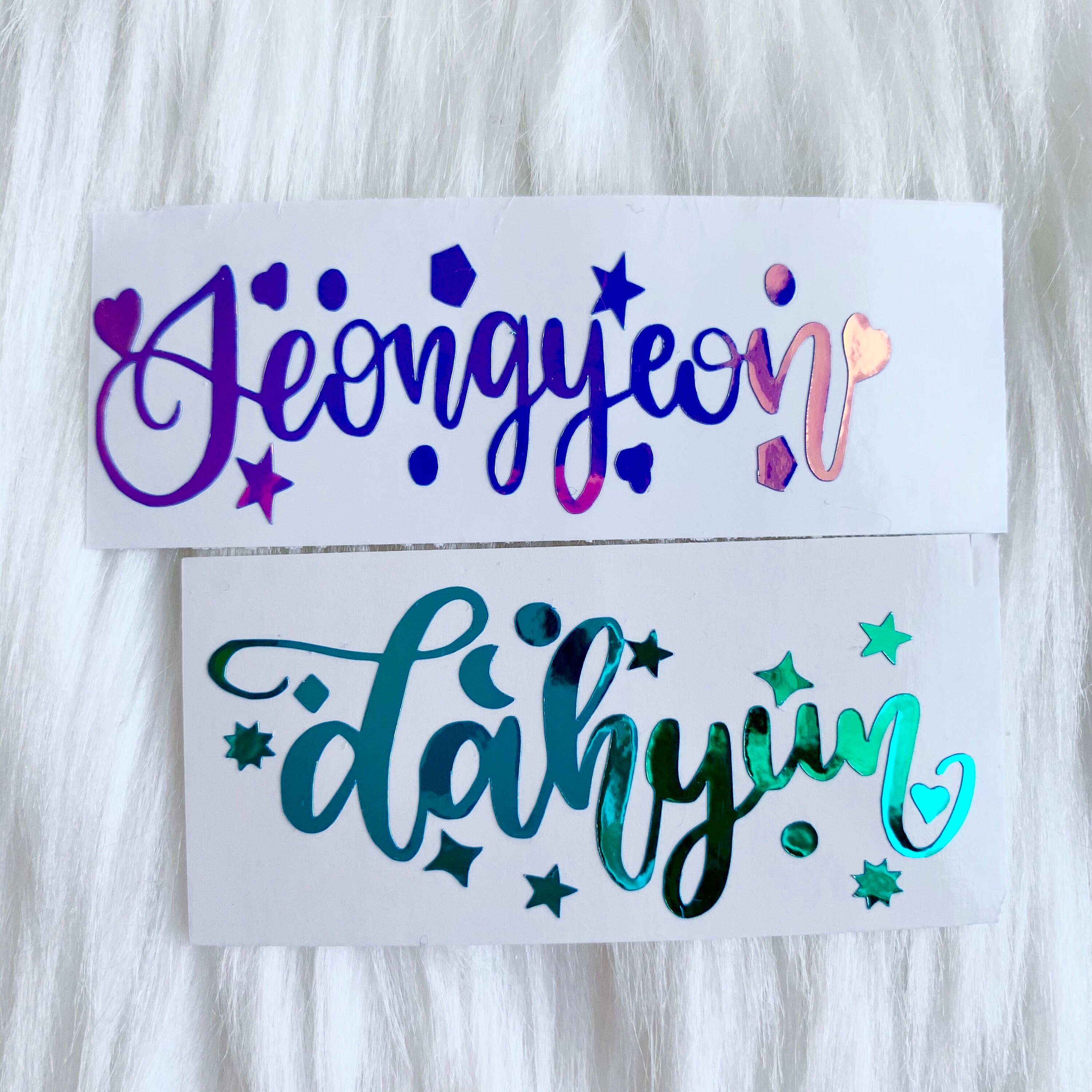 Twice Name Tags Vinyl Stickers - Decal Concert Light Stick- Kpop ...