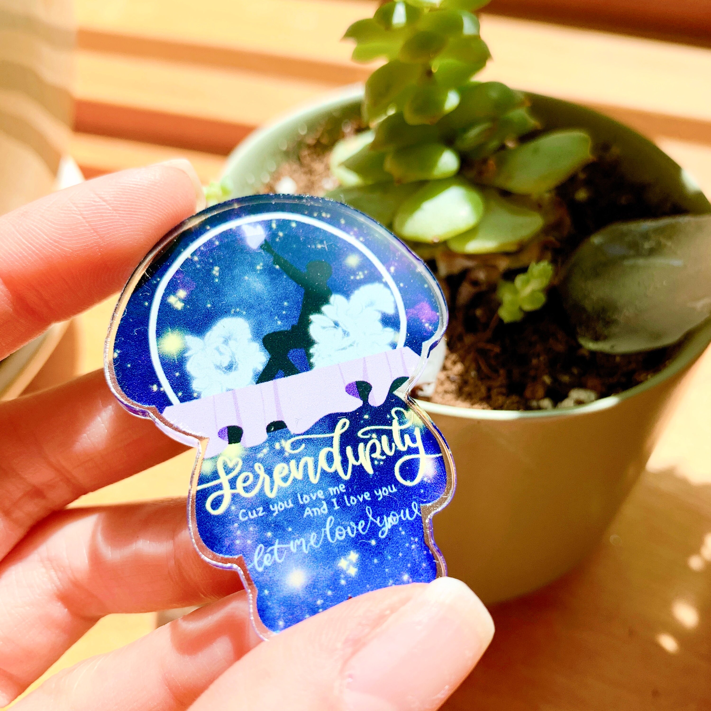 BTS Jimin Serendipity Acrylic Pin | Kpop Acrylic Pin - Etsy