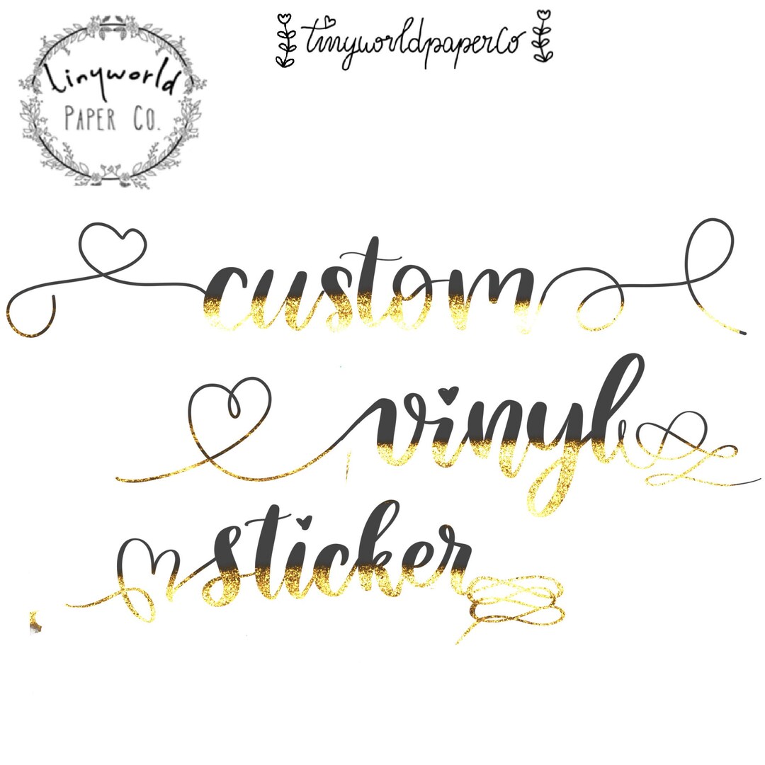 Custom Holographic Vinyl Name Tag Letter for Kpop Group and Light Stick ...