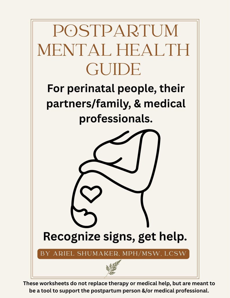 Postpartum Mental Health Digital Download | Stop Suffering Alone | Easy ...
