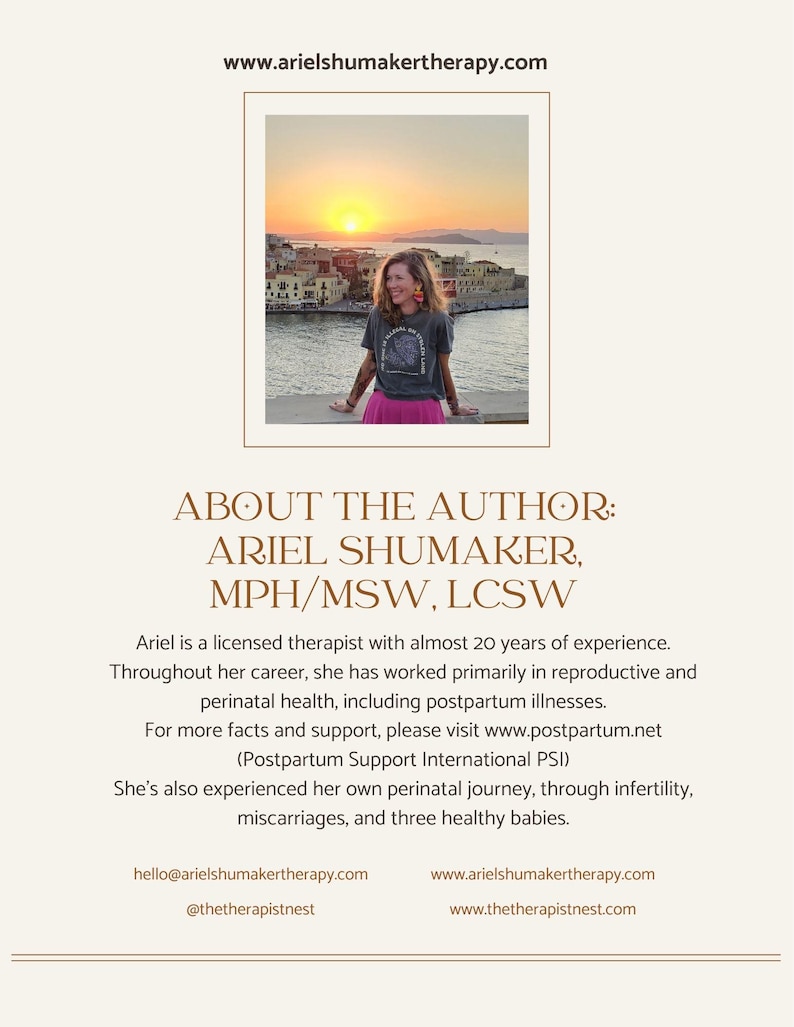 Postpartum Mental Health Digital Download | Stop Suffering Alone | Easy ...