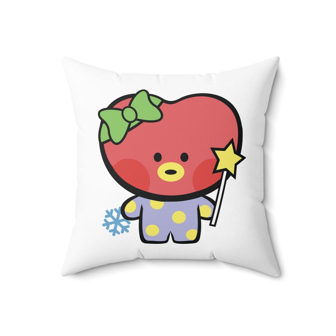 BTS BT21 Christmas Pillow Tata K-pop Holiday Decor BTS Pillow - Etsy