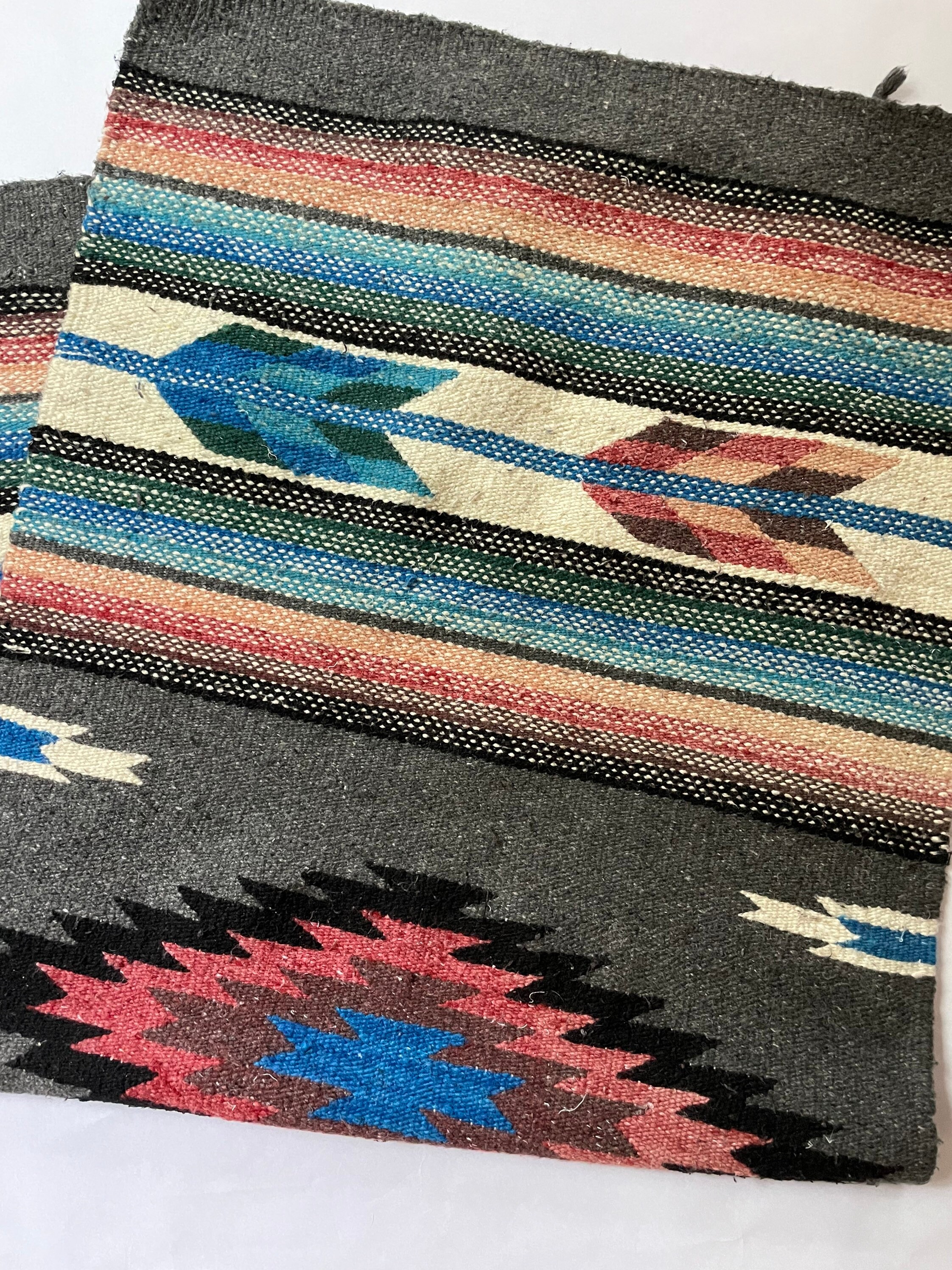 Vintage Artesanias RYA Navajo Southwestern Saddle Blanket - Etsy
